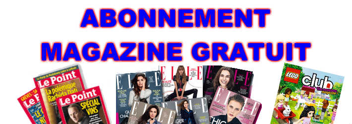 Abonnement magazine gratuit