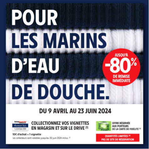 Collecteur vignettes Armor Lux Intermarché 2024