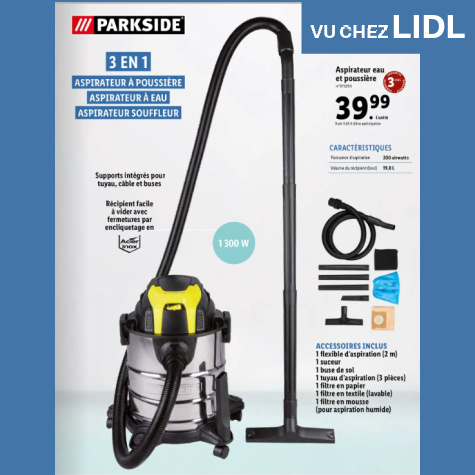 Aspirateur Eau Et Poussiere Lidl Prix