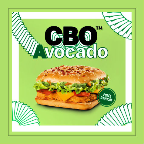 McDo burger du moment : CBO Avocado