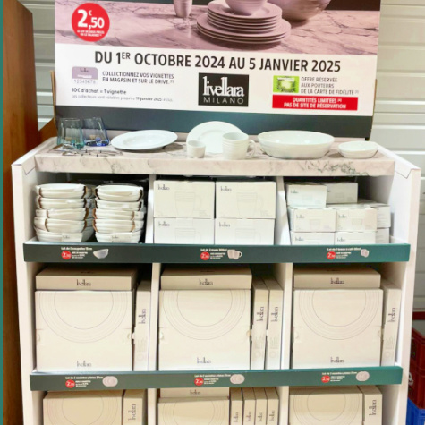 Collecteur vignettes Livellara Milano Intermarché 2024 2025