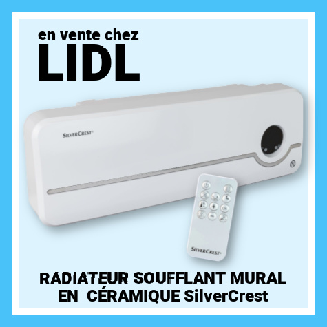Radiateur Soufflant Mural Silvercrest