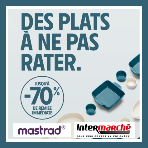 Collecteur vignettes plats Mastrad Intermarché 2024